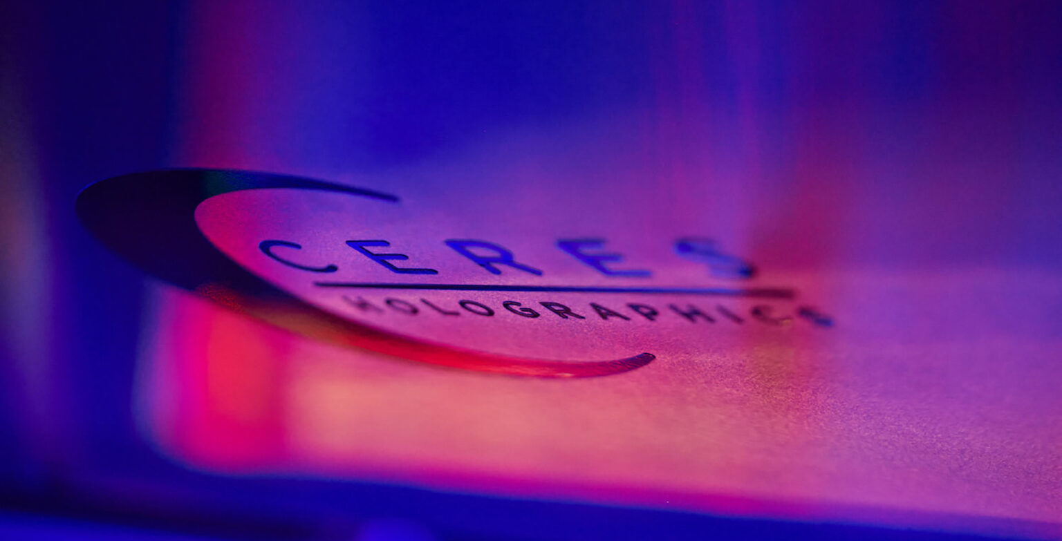 Ceres Holographics, Transparent Display, Automotive HUD, Ceres